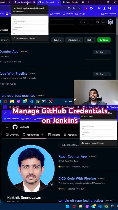 🚀Manage Jenkins Secrets via CREDENTIALS Plugin | Jenkins Series | Integrate GitHub -Jenkins ...