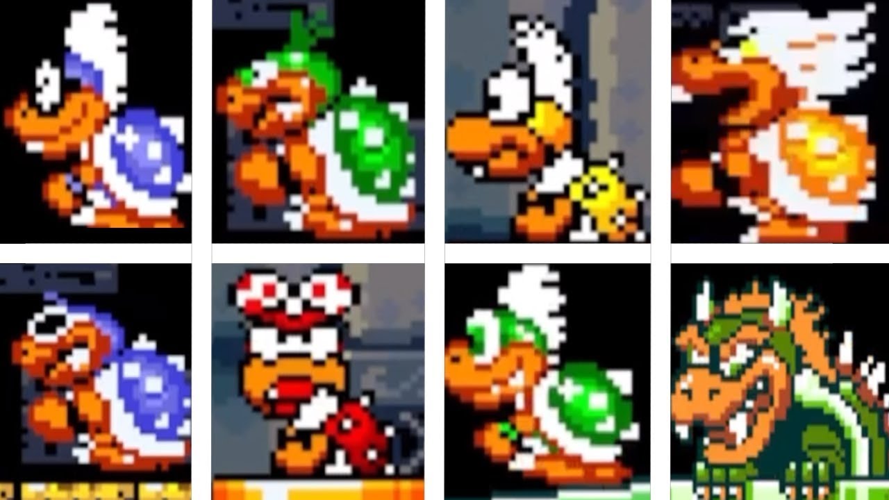 Super Mario World - All Bosses (No Damage) - YouTube