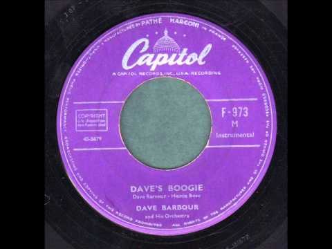 Dave Barbour & his Orchestra ♫ Dave's Boogie ♫ - YouTube