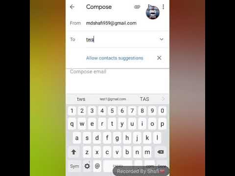 How To Send Email in Gmail App using Android Mobile - YouTube