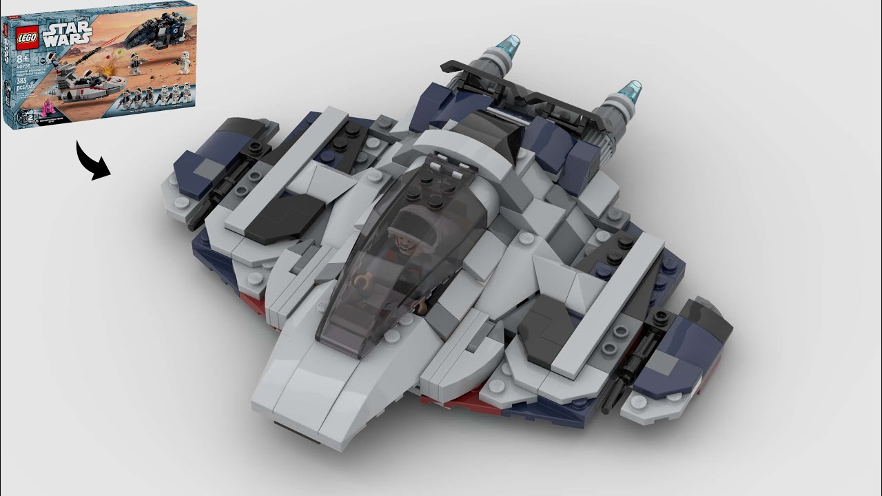 LEGO Star Wars Rebel Starfighter (Cylon Raider Inspired) - Alternate ...