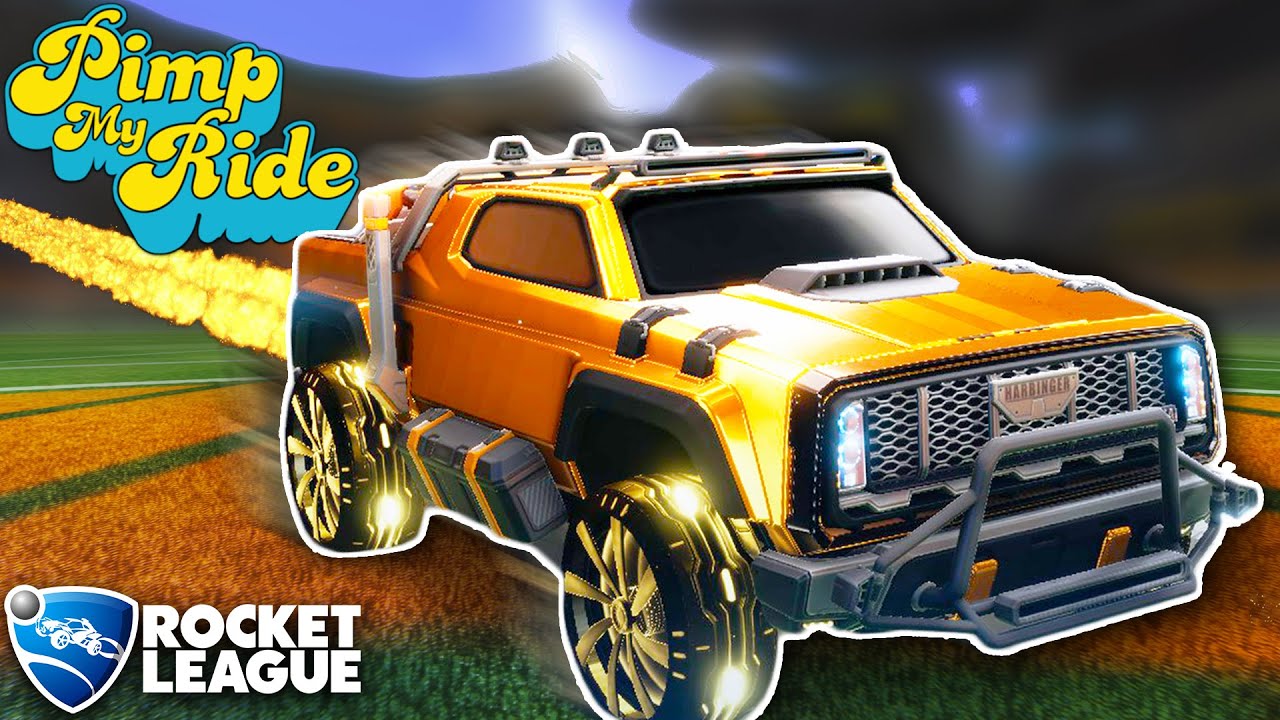 INCREDIBLE *NEW* Harbinger GXT Designs - Pimp My Rocket League Ride ...
