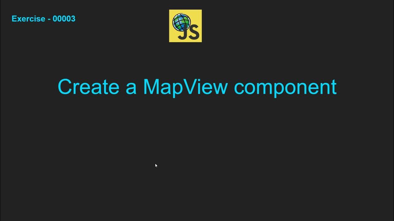 Create a MapView component using ArcGIS and React - YouTube