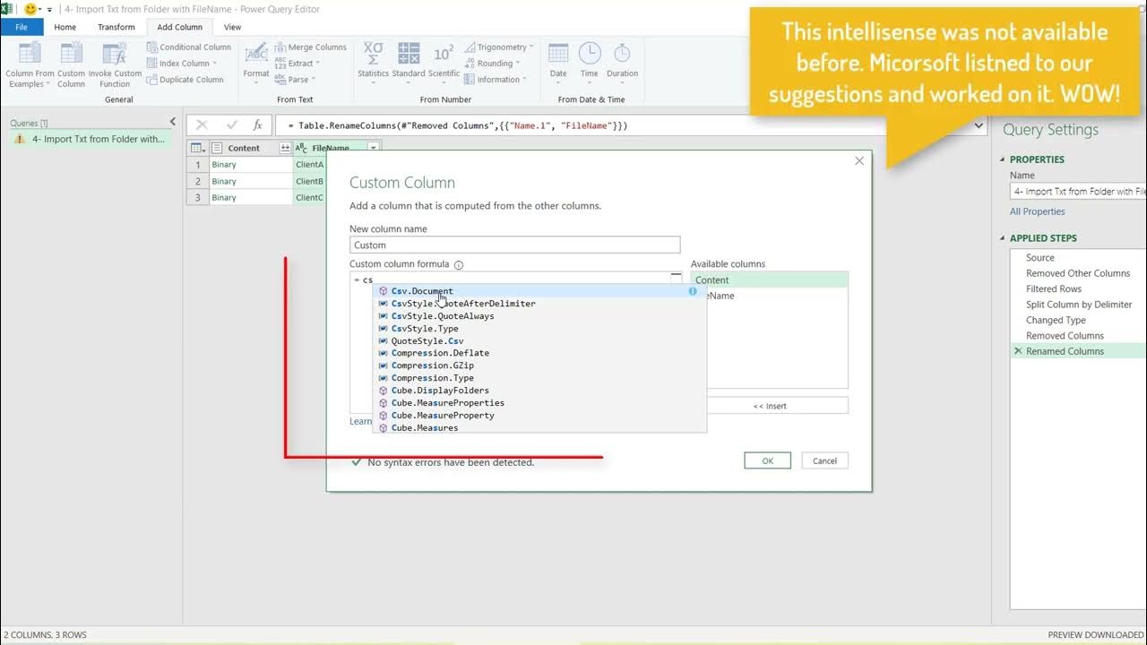 PowerQuery Lecture4 - Import from Folders - English Language - YouTube
