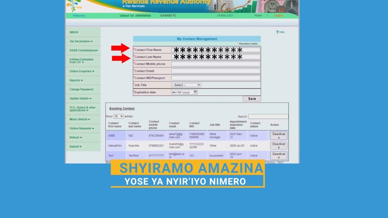 UBURYO BWO KONGERA UMUBARE WA NIMERO ZA TELEFONE KURI TIN YAWE ZEMEREWE ...