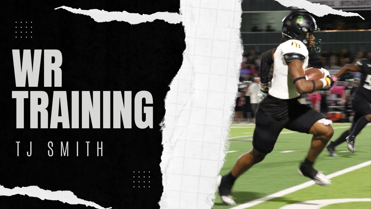 TJ Smith WR training session 2024 - YouTube