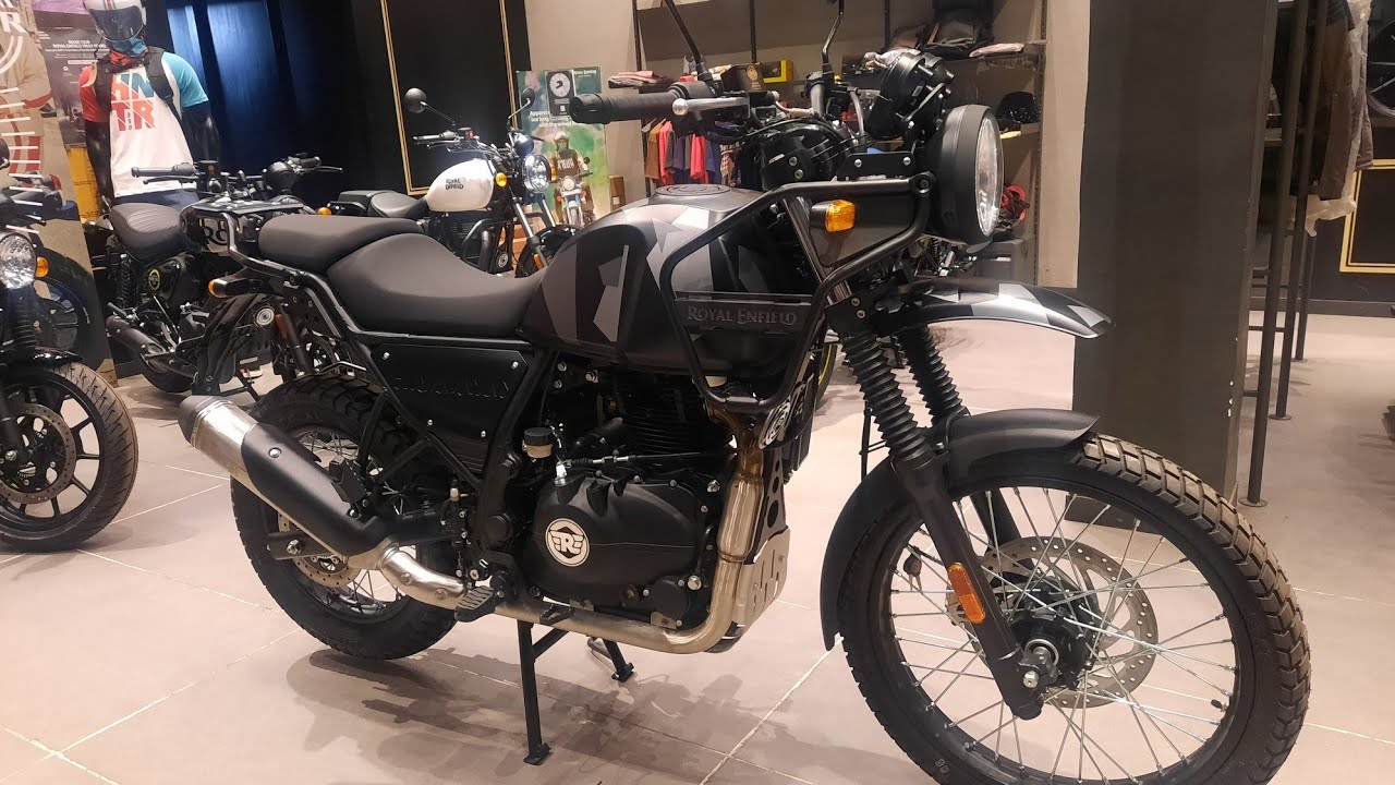 Royal Enfield Himalayan Sleet Black #royalenfield #bullet #himalayan # ...
