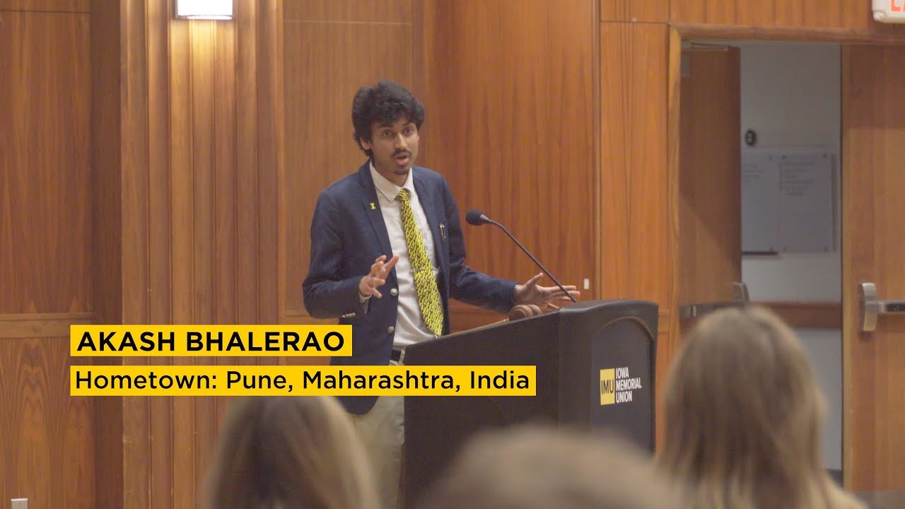 Akash Bhalerao made a lasting impact at Iowa - YouTube