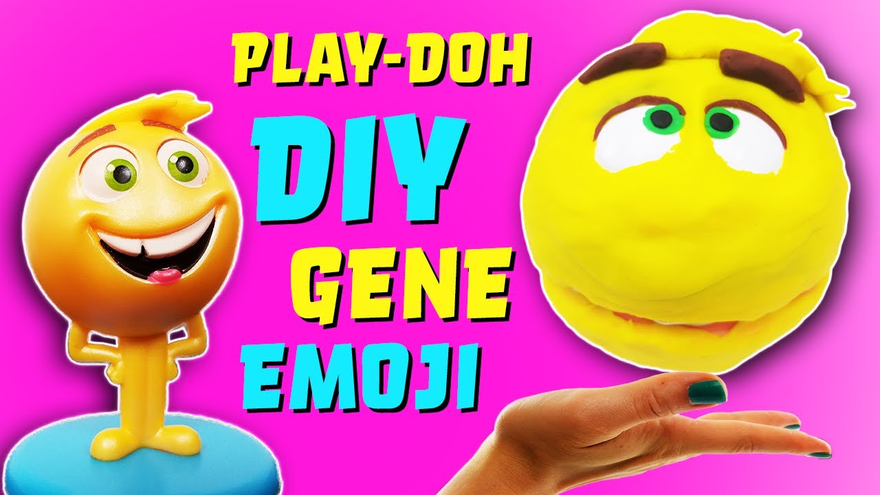 Emoji Movie Drill N Fill Gene DIY Crafts For Kids! Learn Colors Play ...