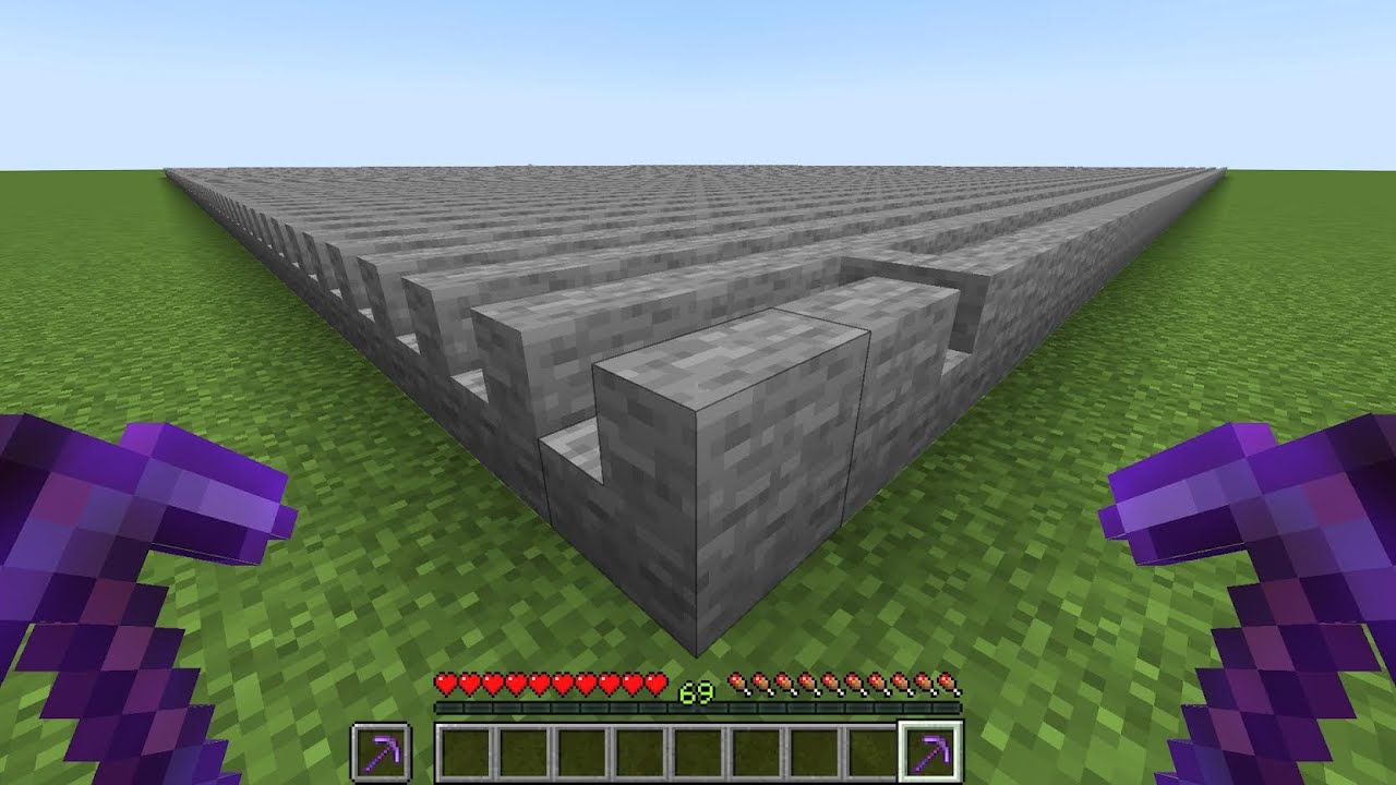 how to break 1000 netherite pickaxes in 1 sec - YouTube