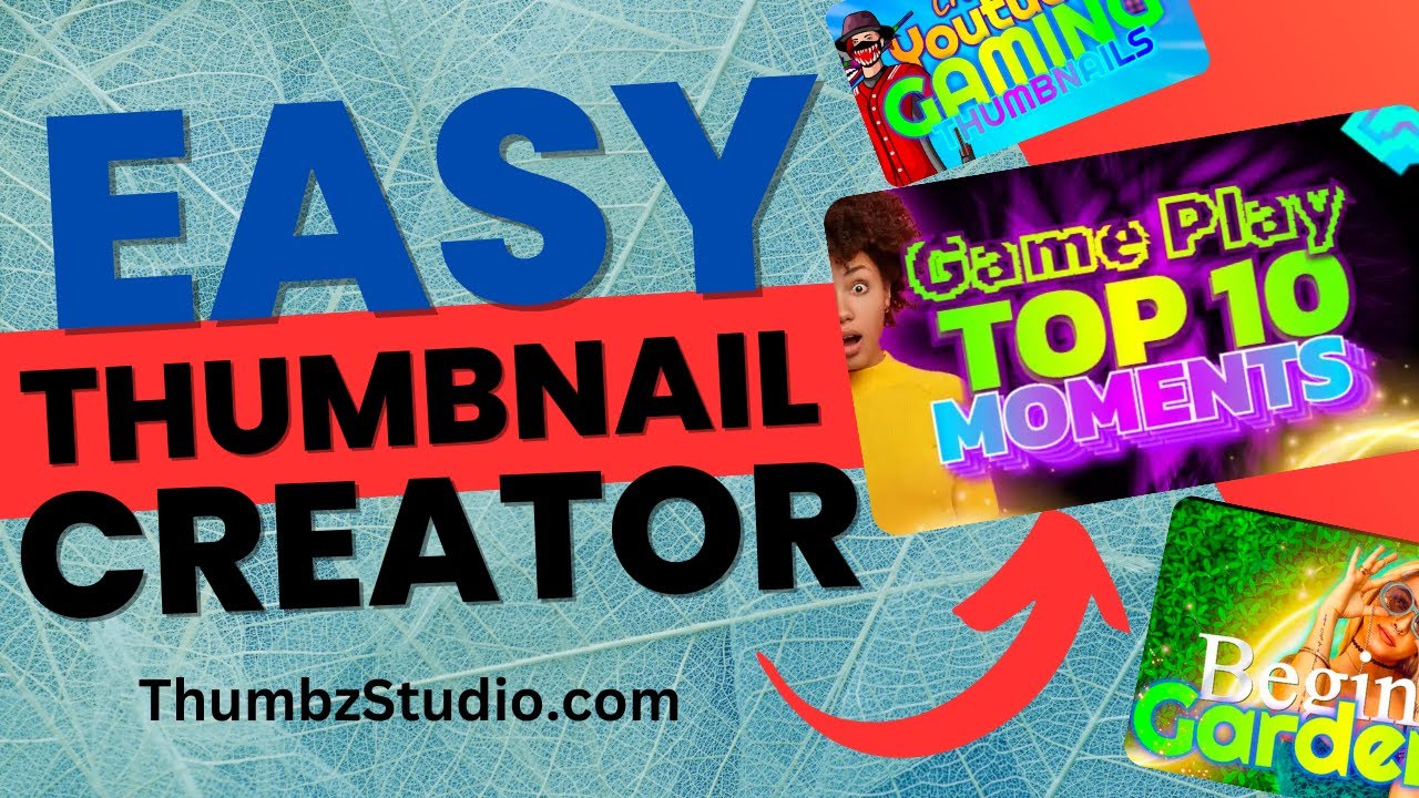 Easy Gaming YouTube Thumbnail Creator Tool for YouTube Thumbnails - YouTube