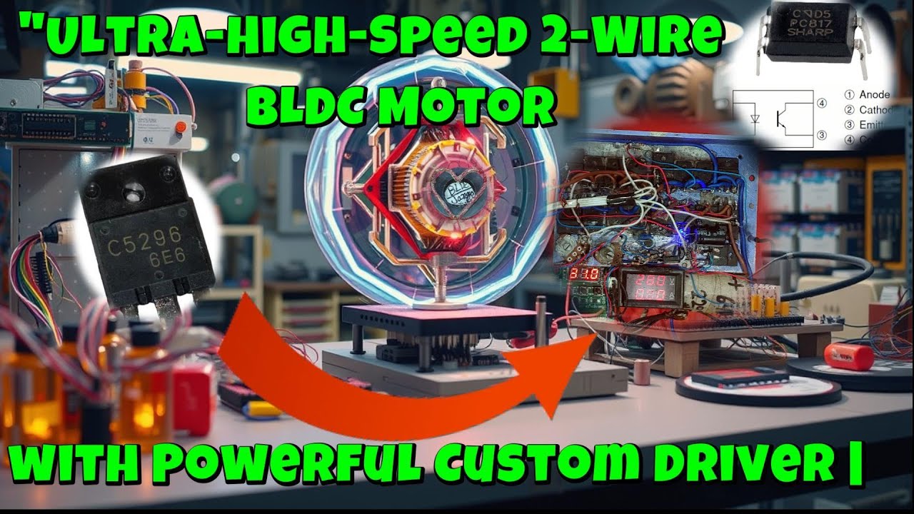 "Ultra-High-Speed 2-Wire BLDC Motor with Powerful Custom Driver ...