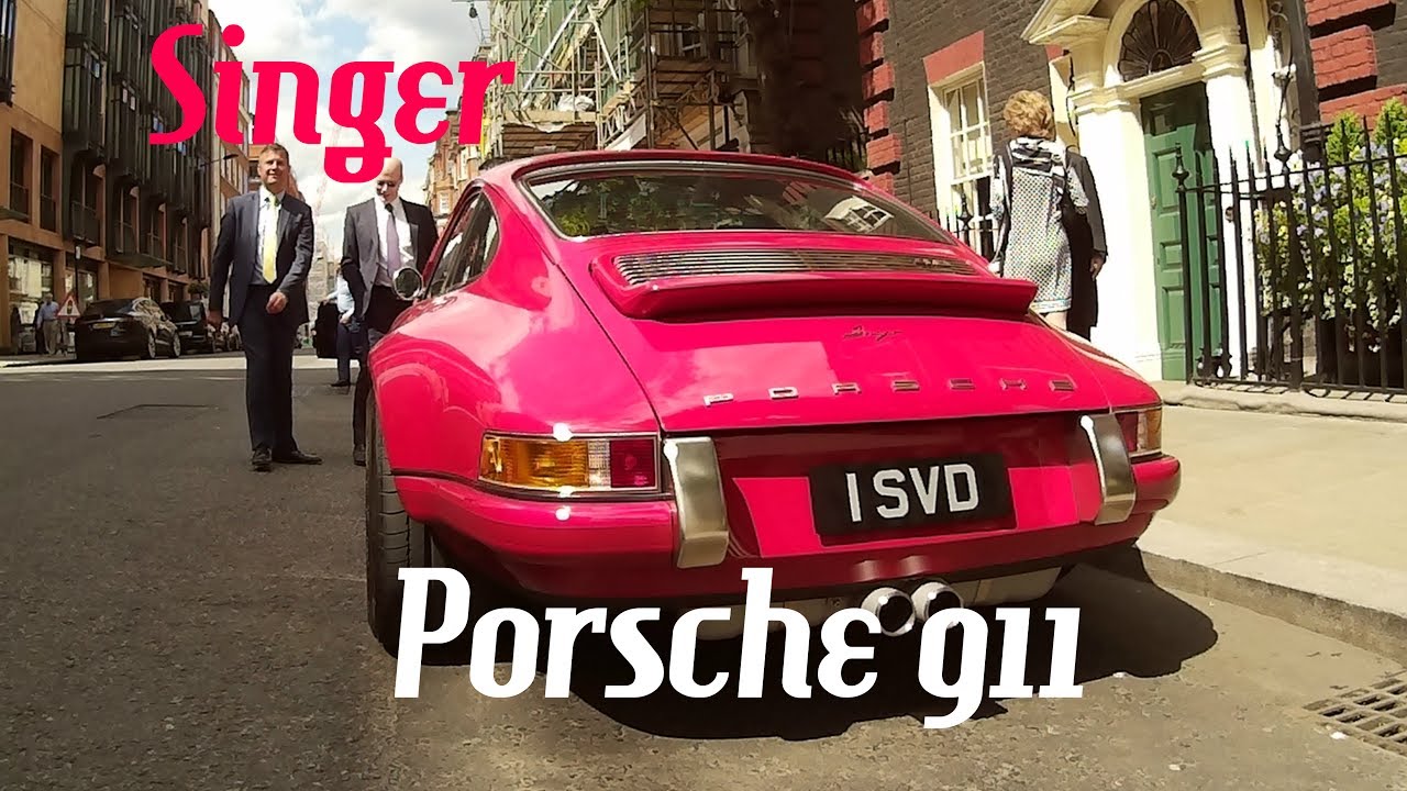 Singer Porsche 911 in London - LOUD exhaust! - YouTube