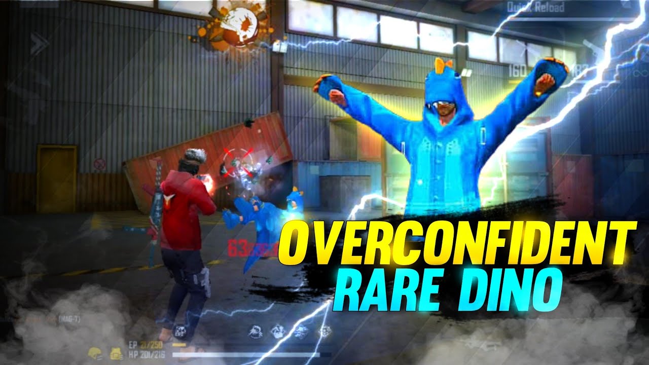 Overconfident Rare Blue Dino Bundle In My Game 🤬 || आजा 1v2 Situation ...