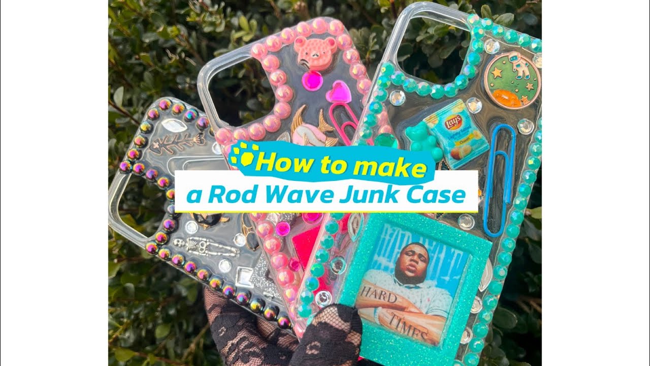 How to make a Rod Wave Junk Phone Case - YouTube