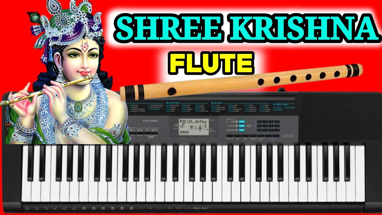 Krishna flute on piano | Easy tutorial|Mahabharat | Star plus | SvK | # ...