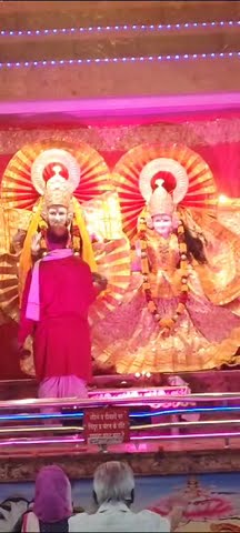 Sandhya arti at Shri Laxmi Narayan Mandir Ram nagar Krishna nagar Delhi ...