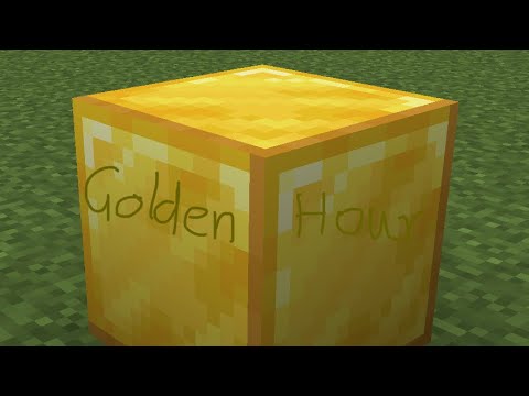 Golden Hour in MINECRAFT - YouTube