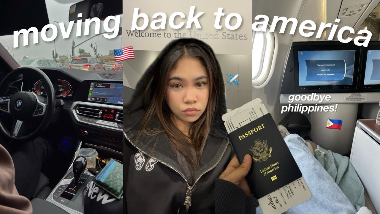 I MOVED BACK TO AMERICA!! goodbye philippines.. 🇺🇸🇵🇭 - YouTube