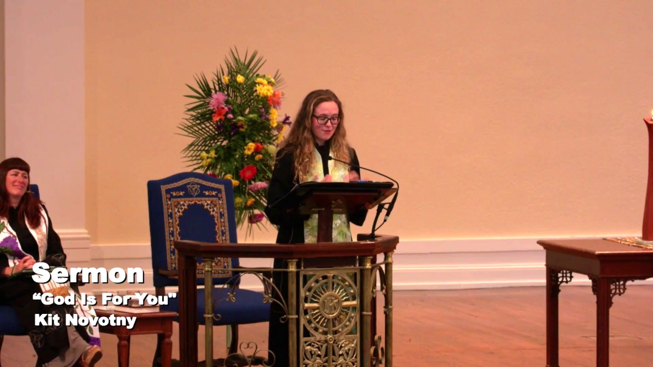 July 30, 2017 • God is For You • Kit Novotny • 10 am Sermon - YouTube