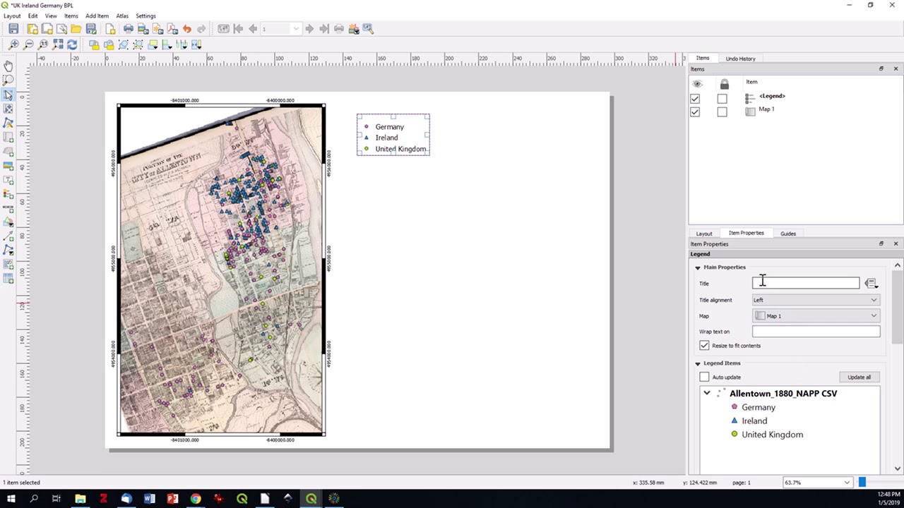 Adding legend to print layout in QGIS - YouTube