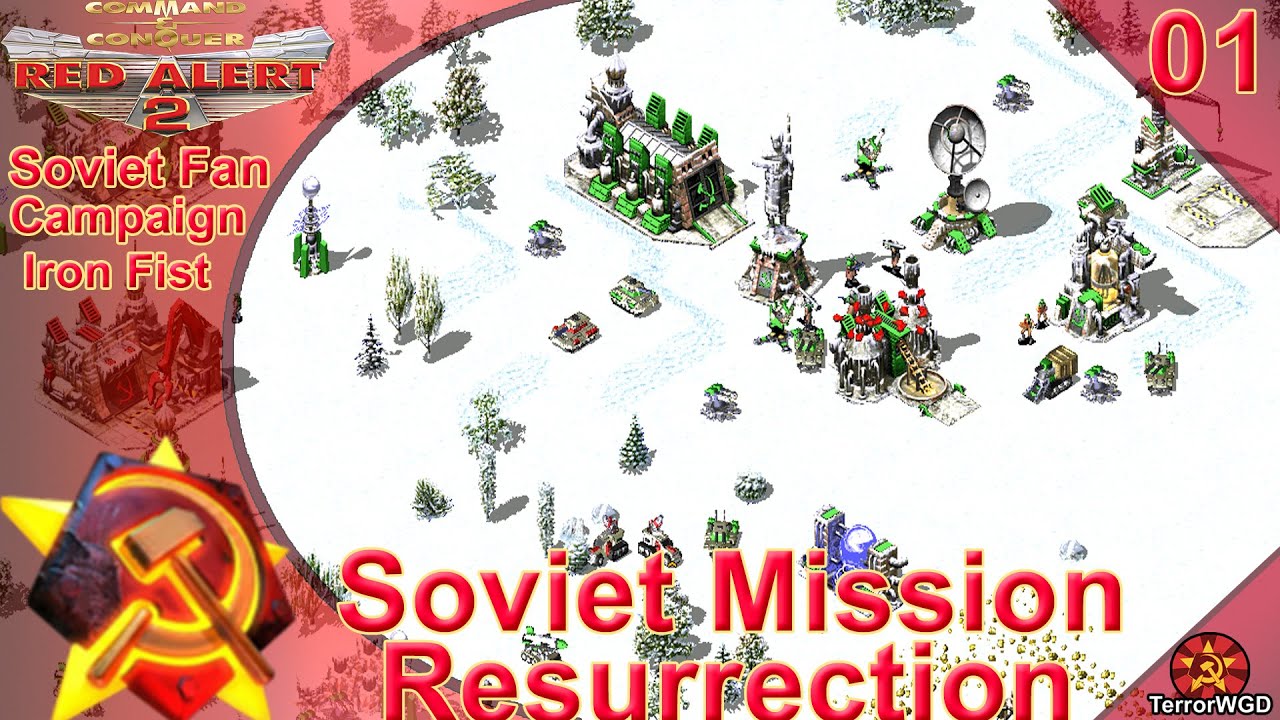 Red Alert 2│Soviet Fan Campaign Iron Fist│Soviet Mission 1│Resurrection ...