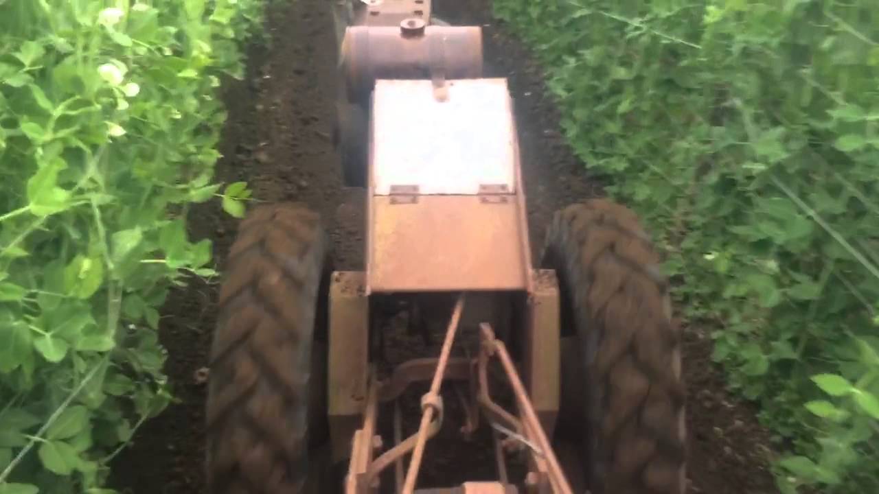 Planet Jr HB with spring tooth cultivator - YouTube