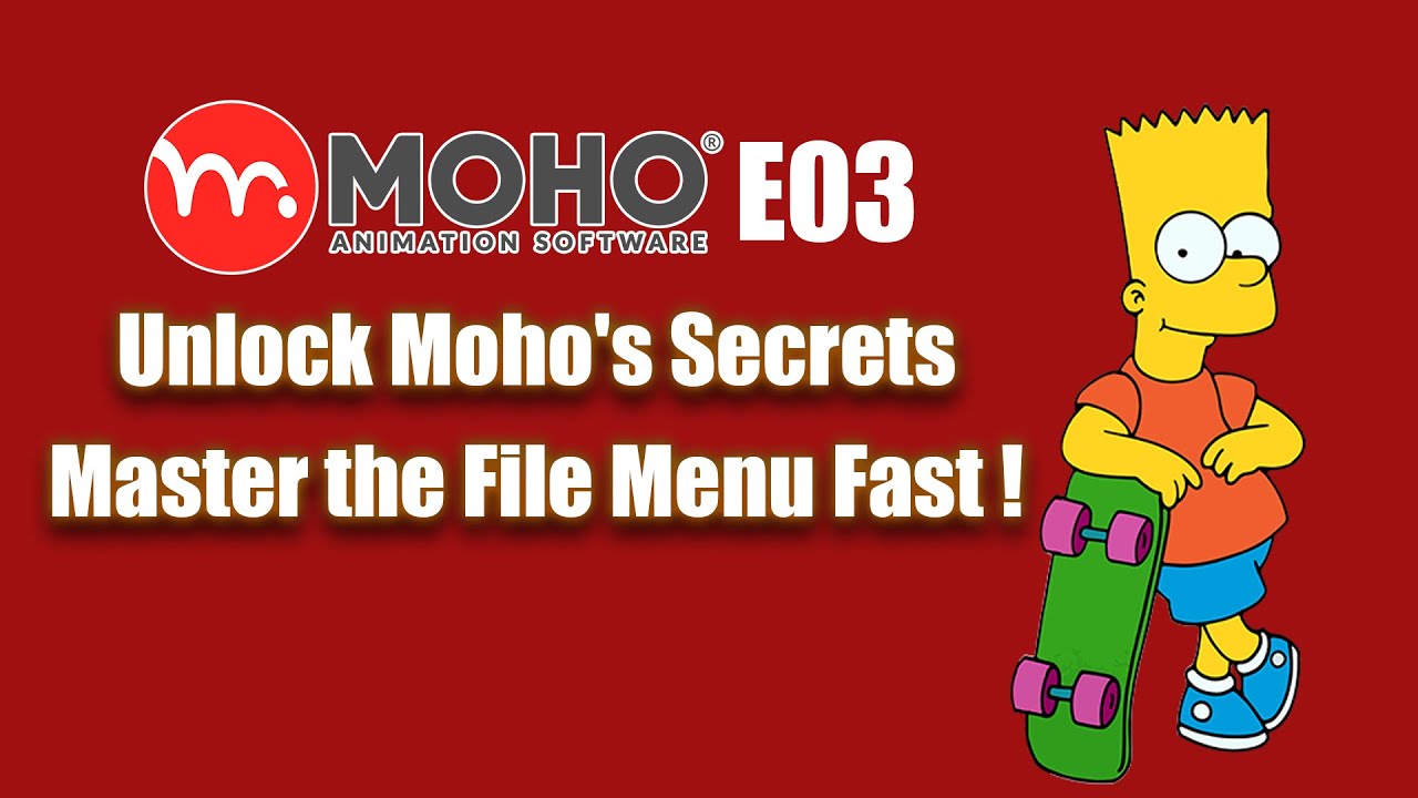 Moho File Menu Guide: Top Settings & Tips for Animators - YouTube