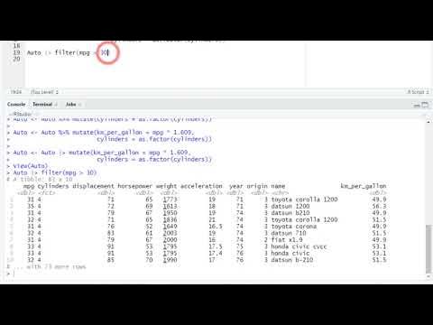 How to subset a dataset with dplyr filter in RStudio - R for Data ...