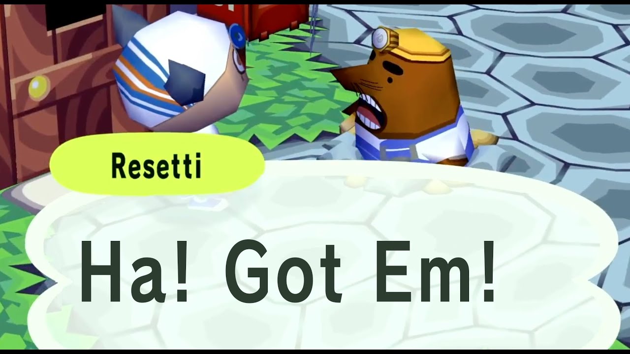 Animal Crossing - Resetti Dialogue - Reset #7 - Town Deletion - YouTube