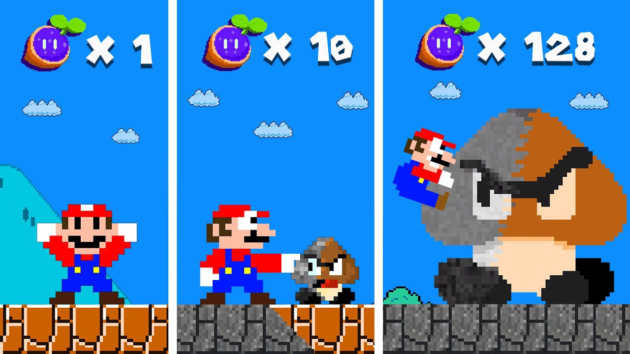 Mario Wonder. but Every Seed makes Mario touches everything turn into ...