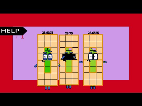 Numberblocks Band Sixteenths 71 - YouTube
