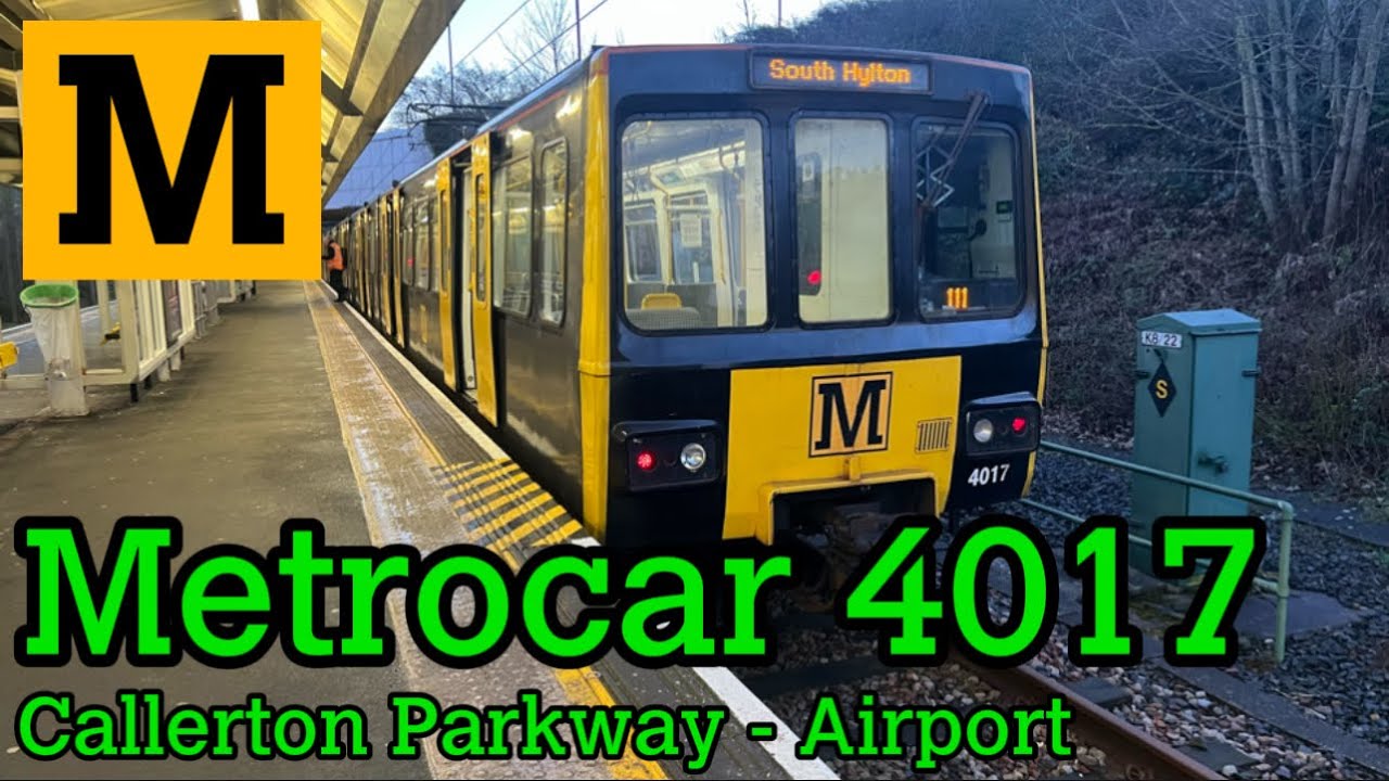 Tyne and Wear Metro | Metrocar 4017 Callerton Parkway - Airport - YouTube