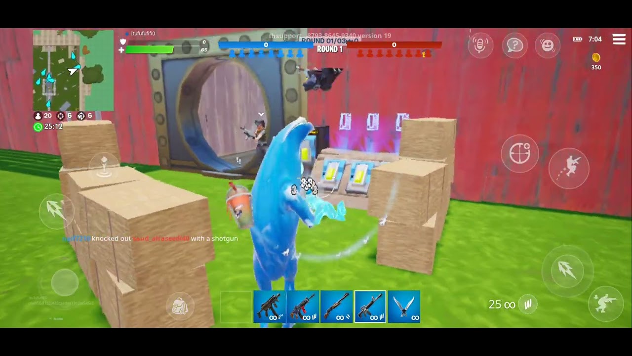 Chicken vs wolf in fortnite - YouTube