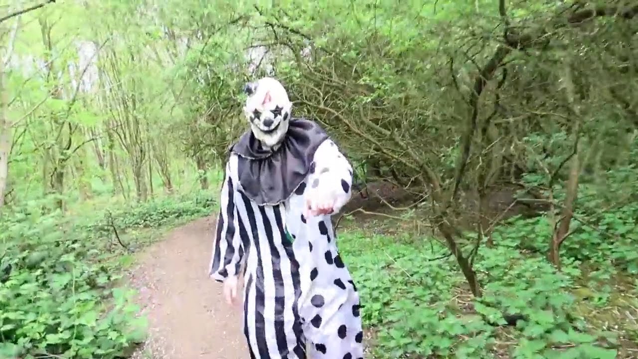 Killer Clown Spotted In Forest! - YouTube