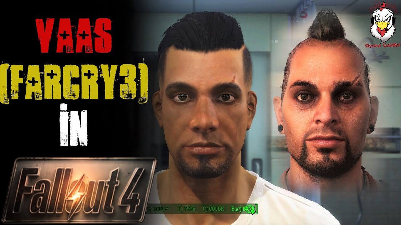 FALLOUT 4 - Character Creation VAAS (Farcry3) - YouTube
