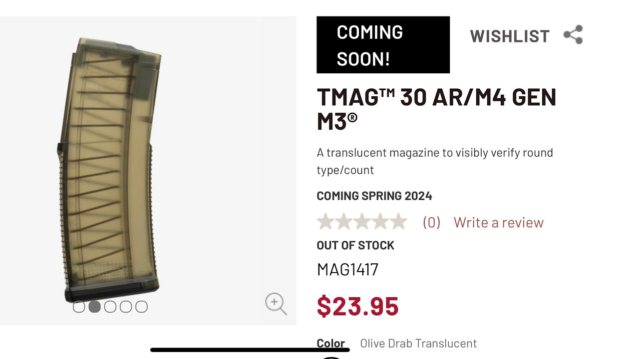 Magpuls New TMAG | The Clear PMAG for the AR-15 - YouTube