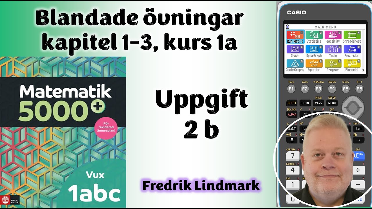 Matematik 5000+ 1abc Uppgift 2 b Blandade övningar 1 3 kurs 1a för ...