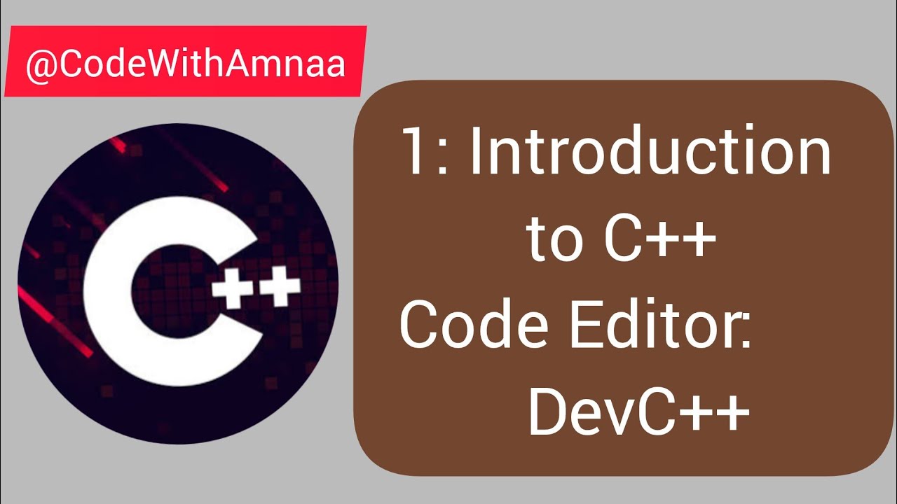 C++ introduction | How to add code snippet in Dev C++ | variables short ...