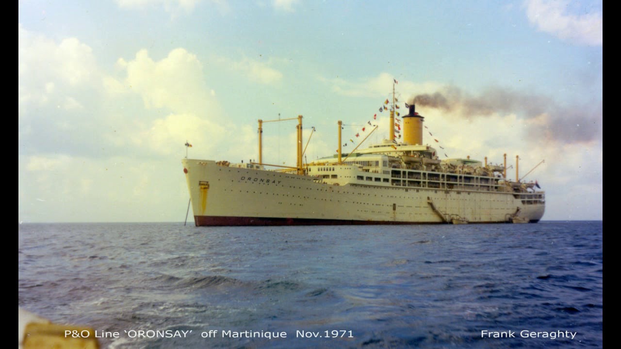 Orient Line's 1st and 2nd Oronsay built 1925 and 1951 - YouTube