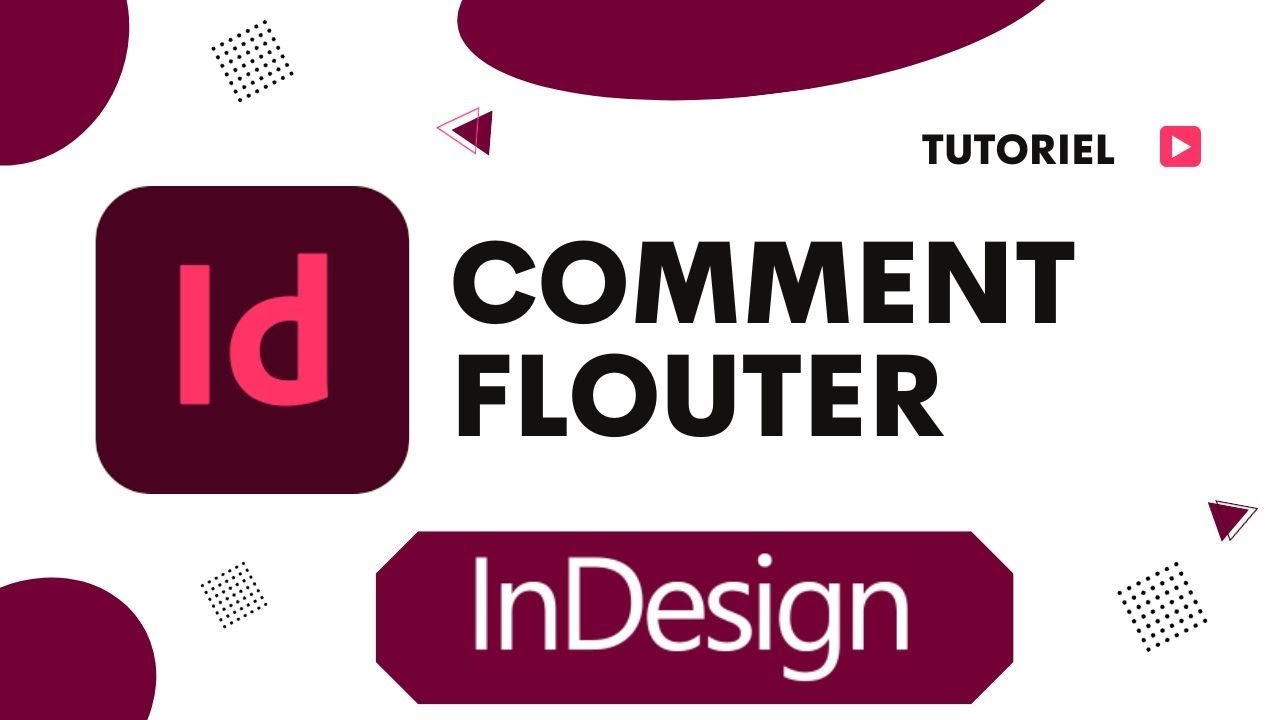 Comment flouter sur InDesign - YouTube