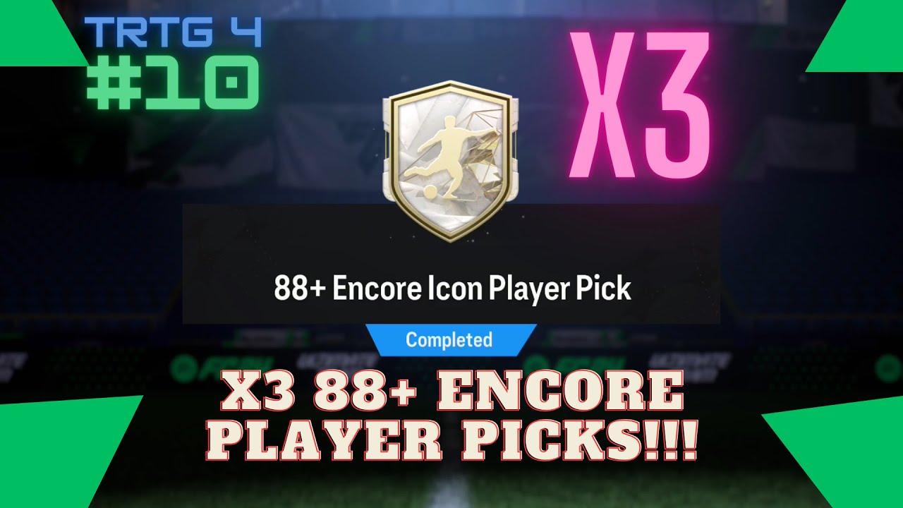 EA Sports FC 24 - 3x 88+ Encore Icon Player Picks!!!! - YouTube