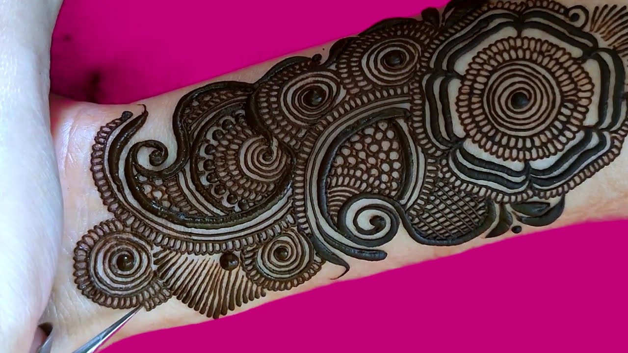 Top 2 mehandi design front back ll stylish mehandi design l full hand ...