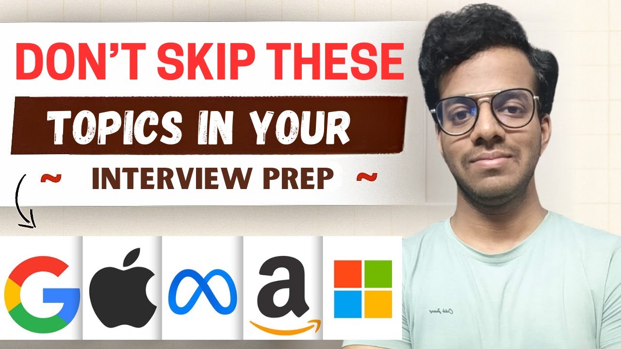 Want to Succeed in Interviews? Never Skip These Topics! #interviewtips ...