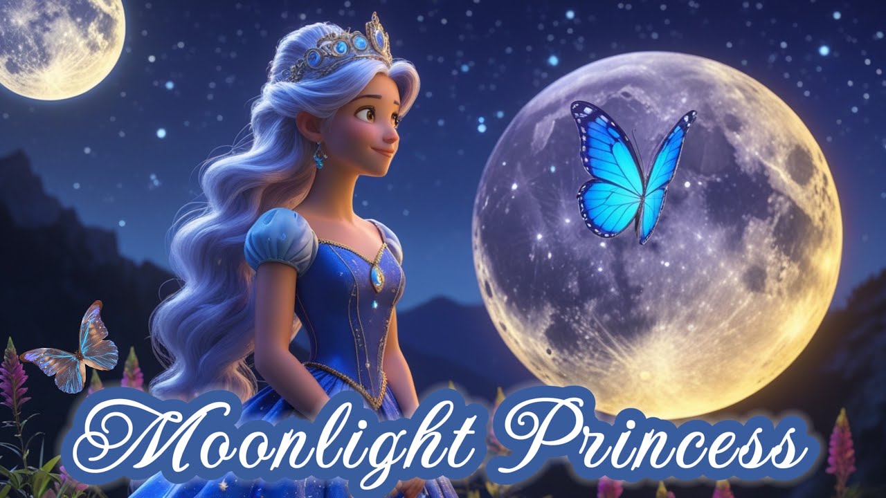 The Moonlight Princess 👑 Story For Kids With English Subtitles - YouTube