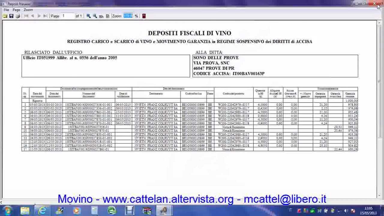 Software Movino -4^ di 4 - telematizzazione accise, e-AD - YouTube