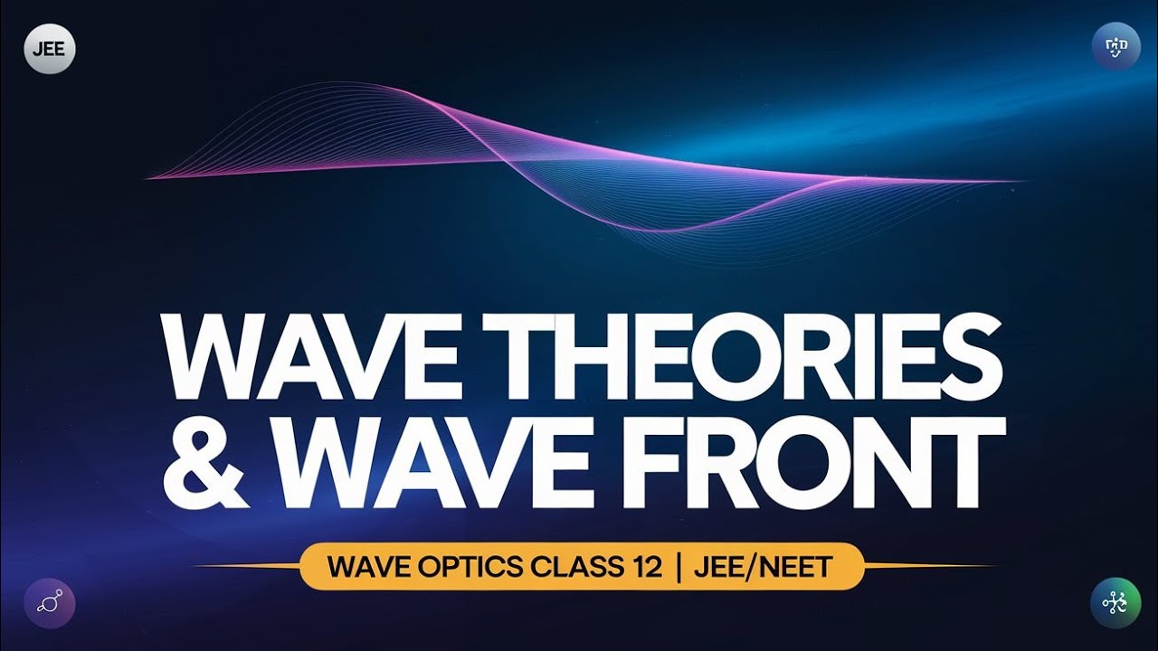 L- 1 | Wave optics | Class -12th Physics | Wave theories, wave front, its type, Huygen principle ...