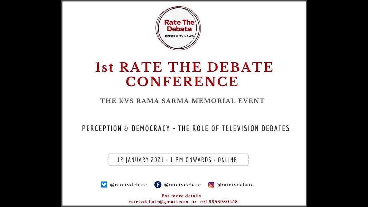 The 1st Rate The Debate Conference - YouTube