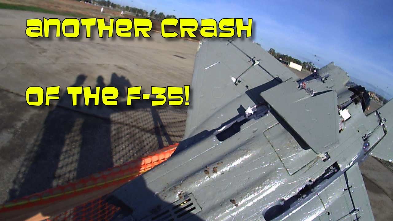 CRASHED the Freewing F-35 with a 14 blade fan unit - YouTube