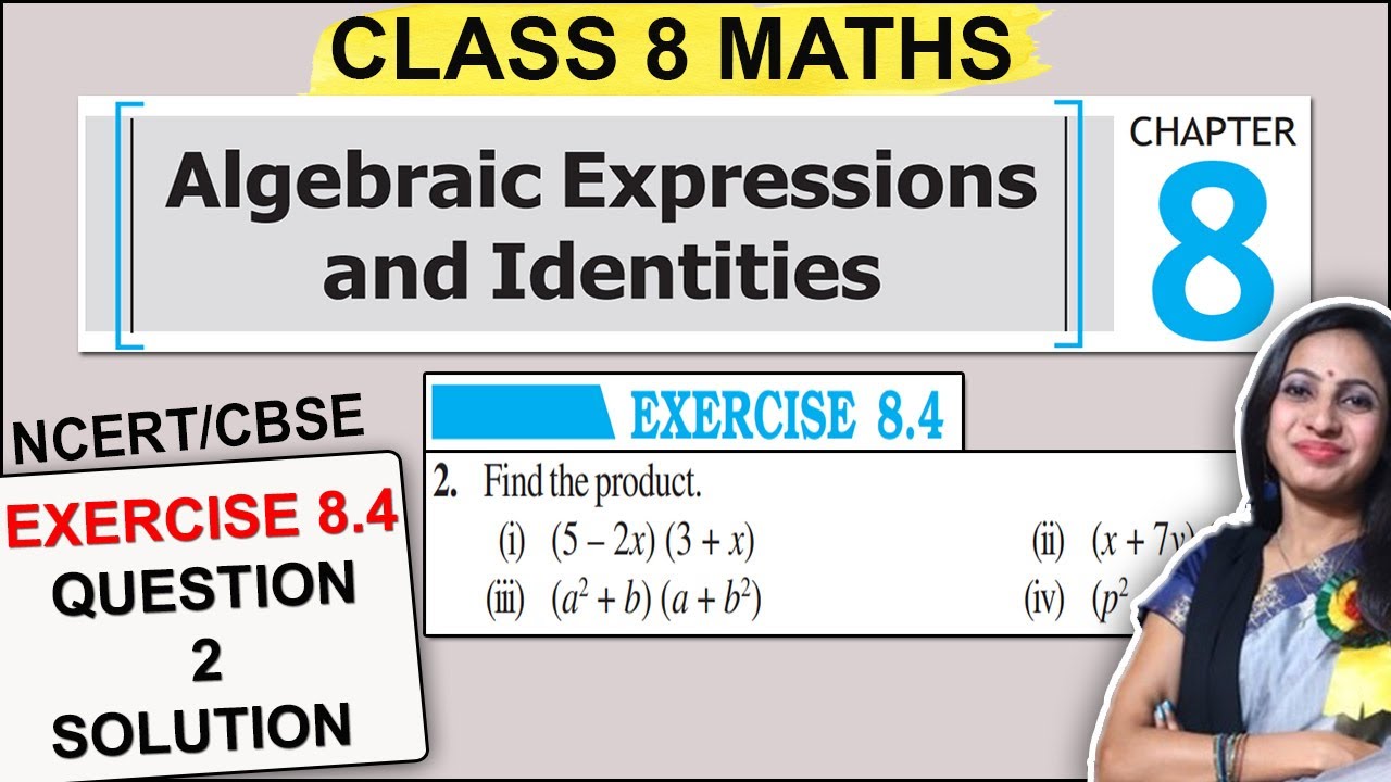 Class 8 Maths Exercise 8.4 Question 2 Solution | 8th Class Maths NCERT Chapter 8 Algebraic ...